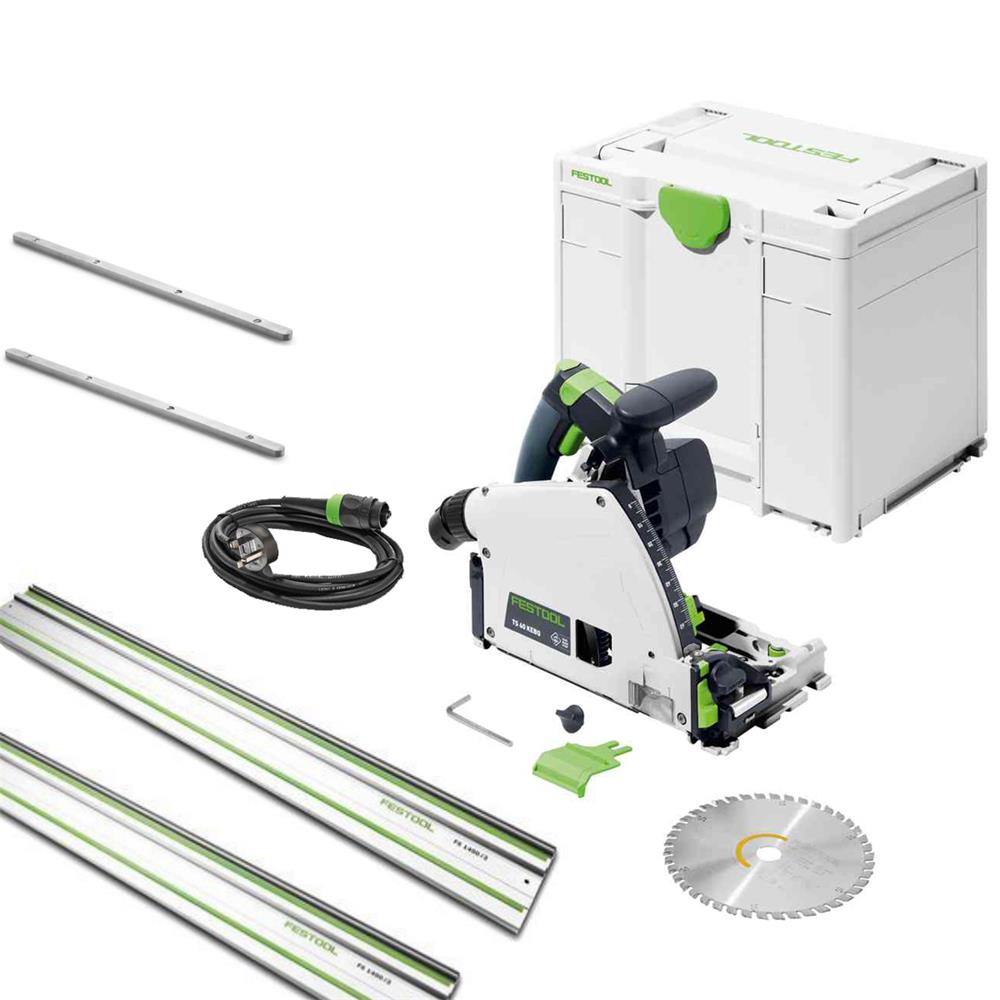 Festool TS 60 KEBQ-Plus Master Edition Brushless Plunge Cut Saw (2x1.4M ...