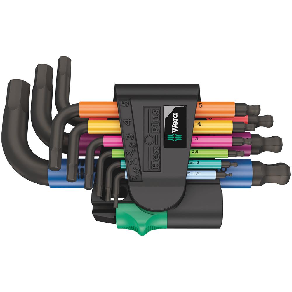 Wera Hex-Plus Multi-color Stubby Allen Key Set (Metric) | Toolfix ...