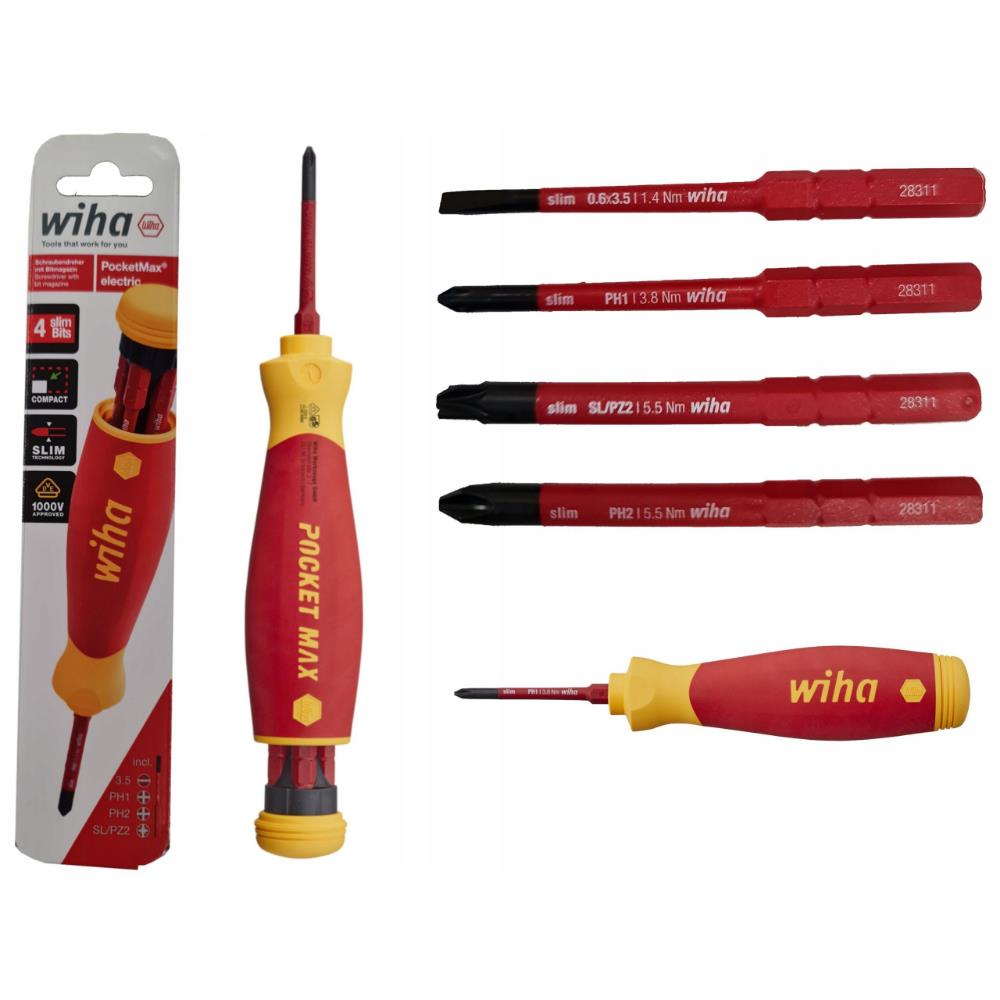 Wiha 45296 PocketMax Electric VDE Screwdriver | Toolfix | Dundalk | Co ...