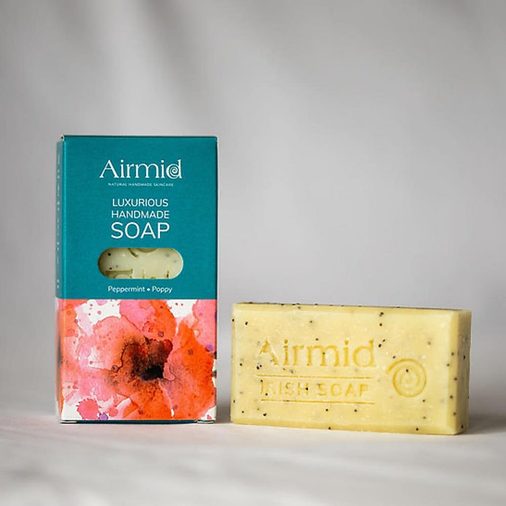 Airmid Irish Handmade Peppermint and Poppy Soap | ecostore.ie Ireland
