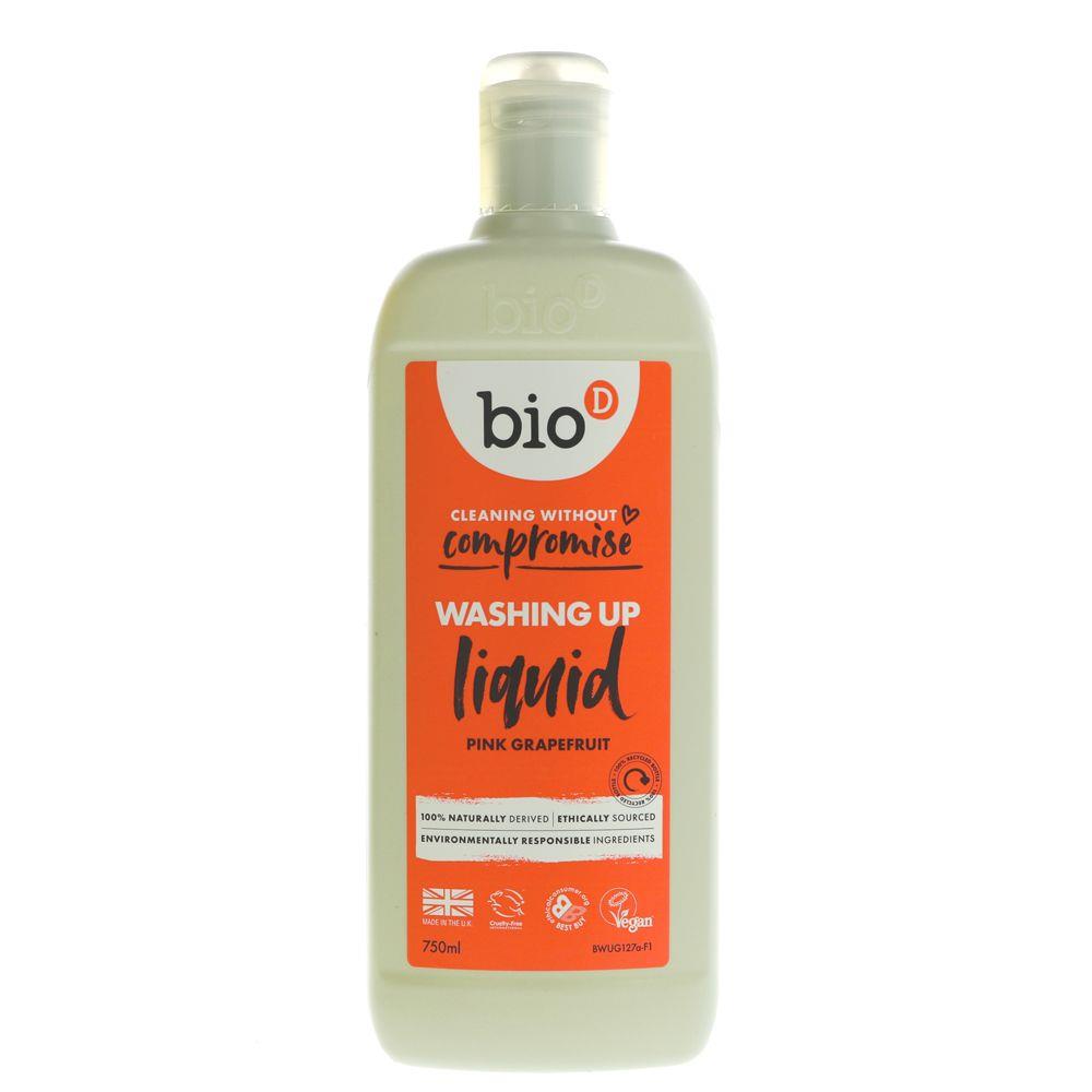 Bio D Washing Up Liquid Pink Grapefruit 750ml | ecostore.ie Ireland