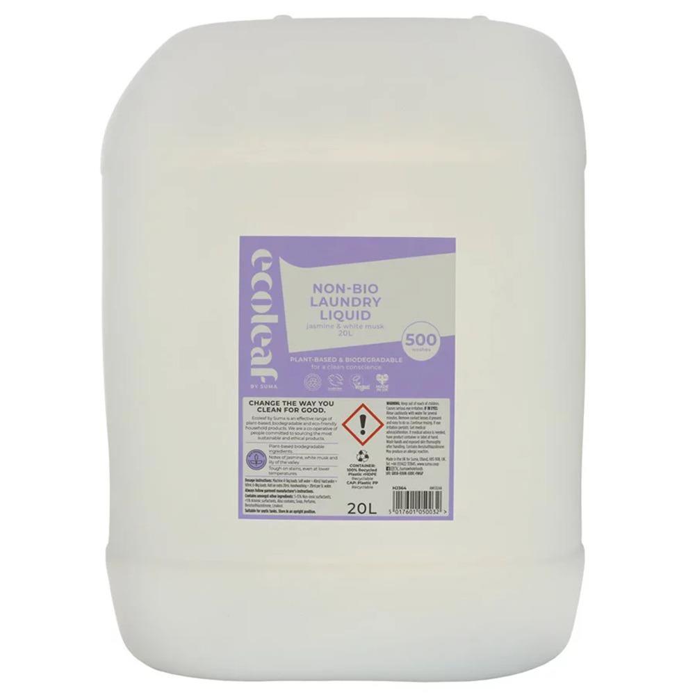 Ecoleaf Laundry Liquid Jasmin 20l | ecostore.ie Ireland