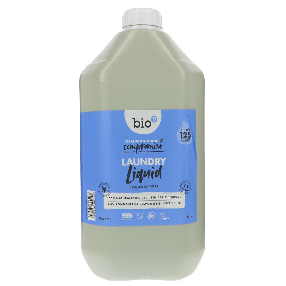 Bio D Concentrated Non-Bio Laundry Liquid 5L Fragrance Free | ecostore ...