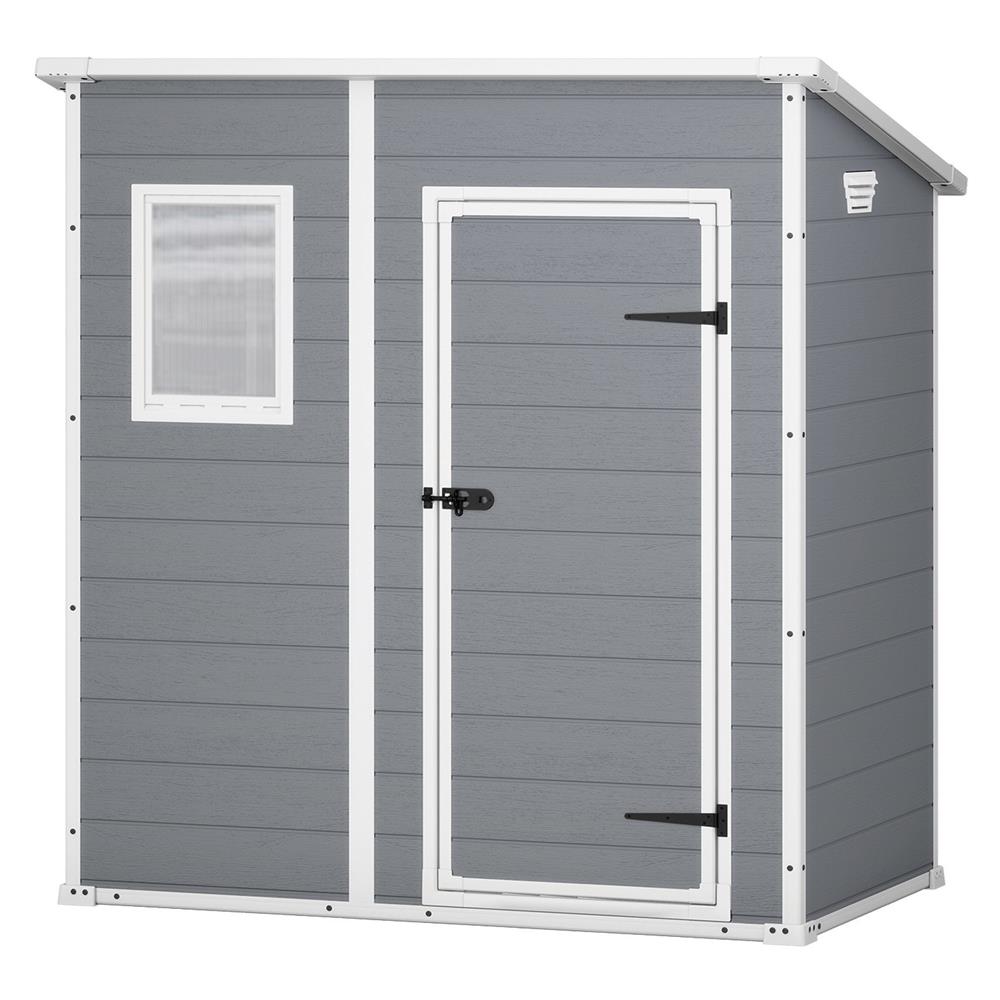 Keter Manor Pent Shed 6x4ft Grey | Your Home and Garden