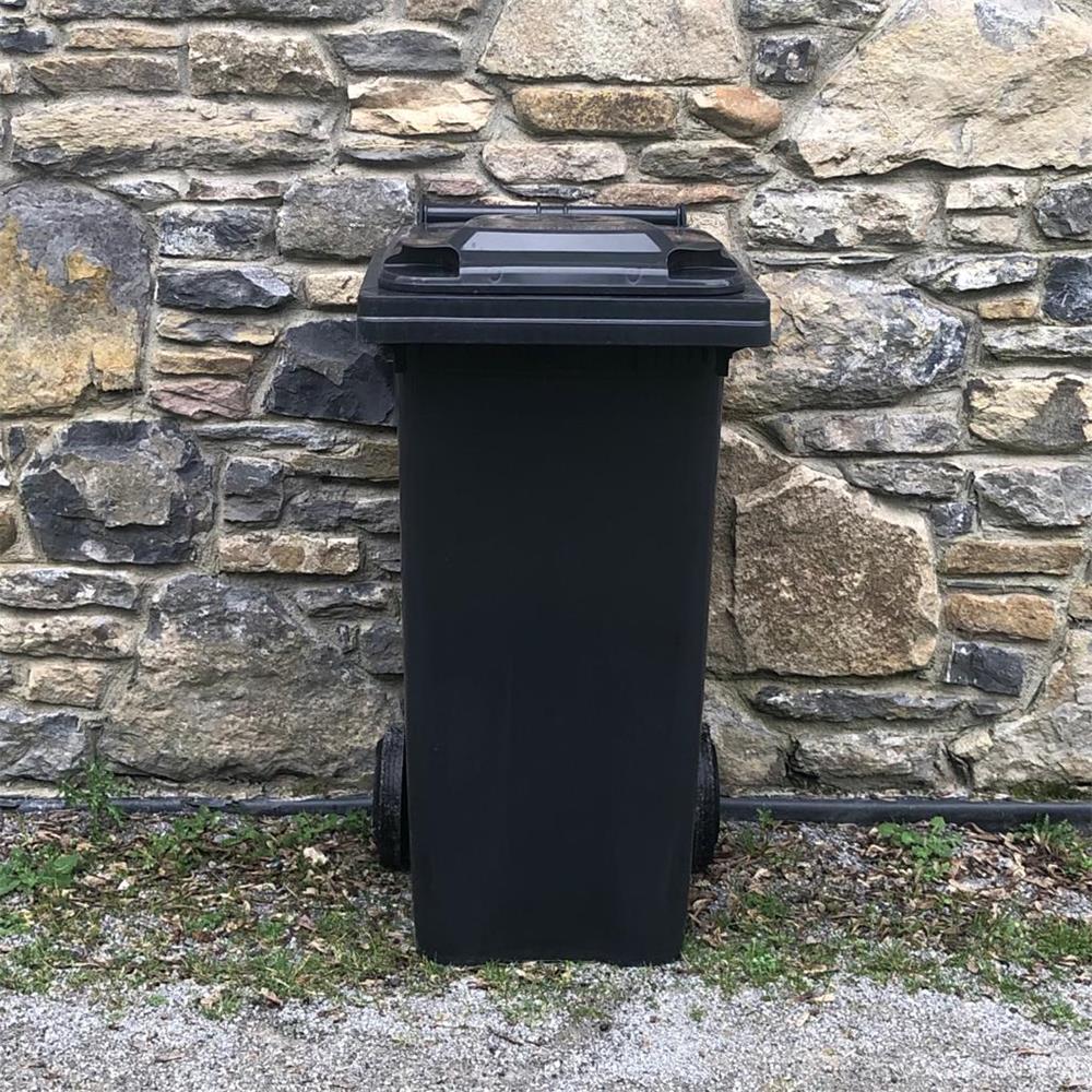 Waste Solutions 120L Wheelie Bin - Black | Your Home and Garden