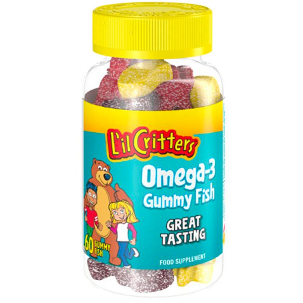 L'il Critters Omega-3 60 Chewable Gummy Fish | Strauts Pharmacy | Ireland