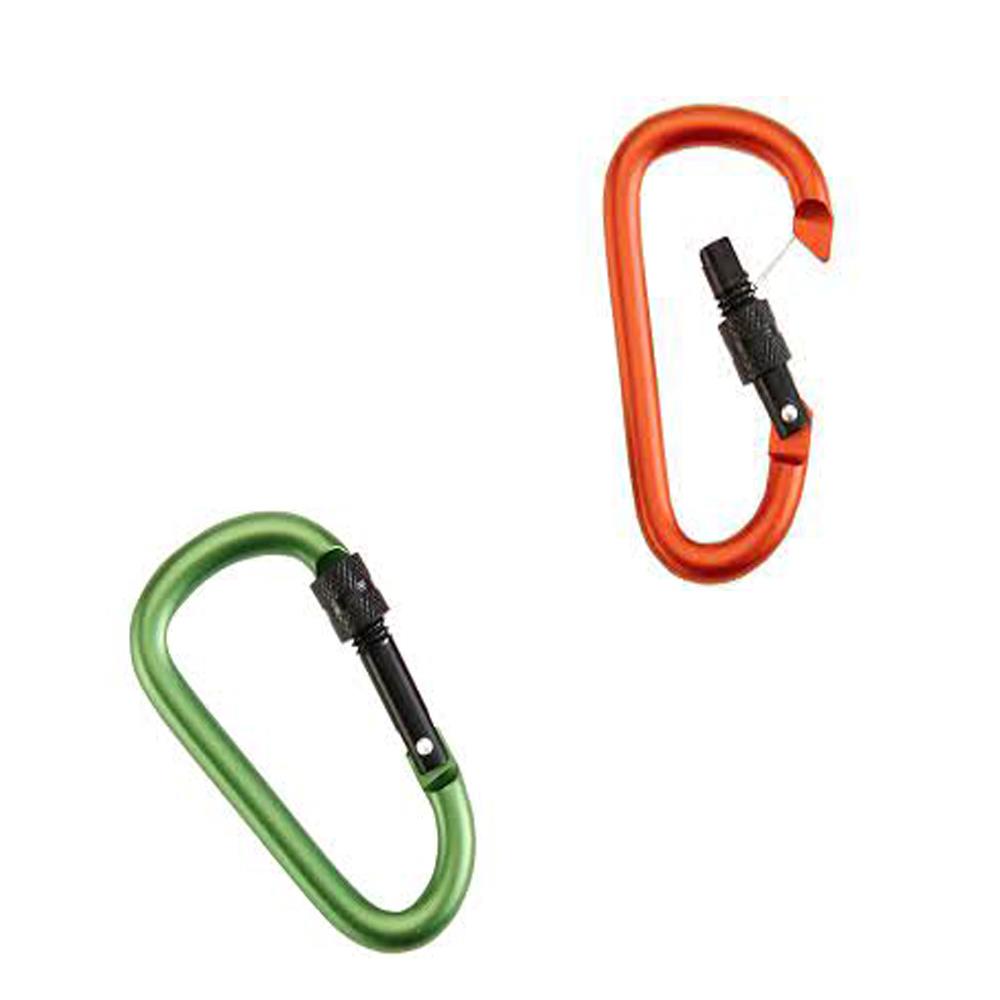 Smooth Trip Aluminum Locking Carabiner Set - 3 pack