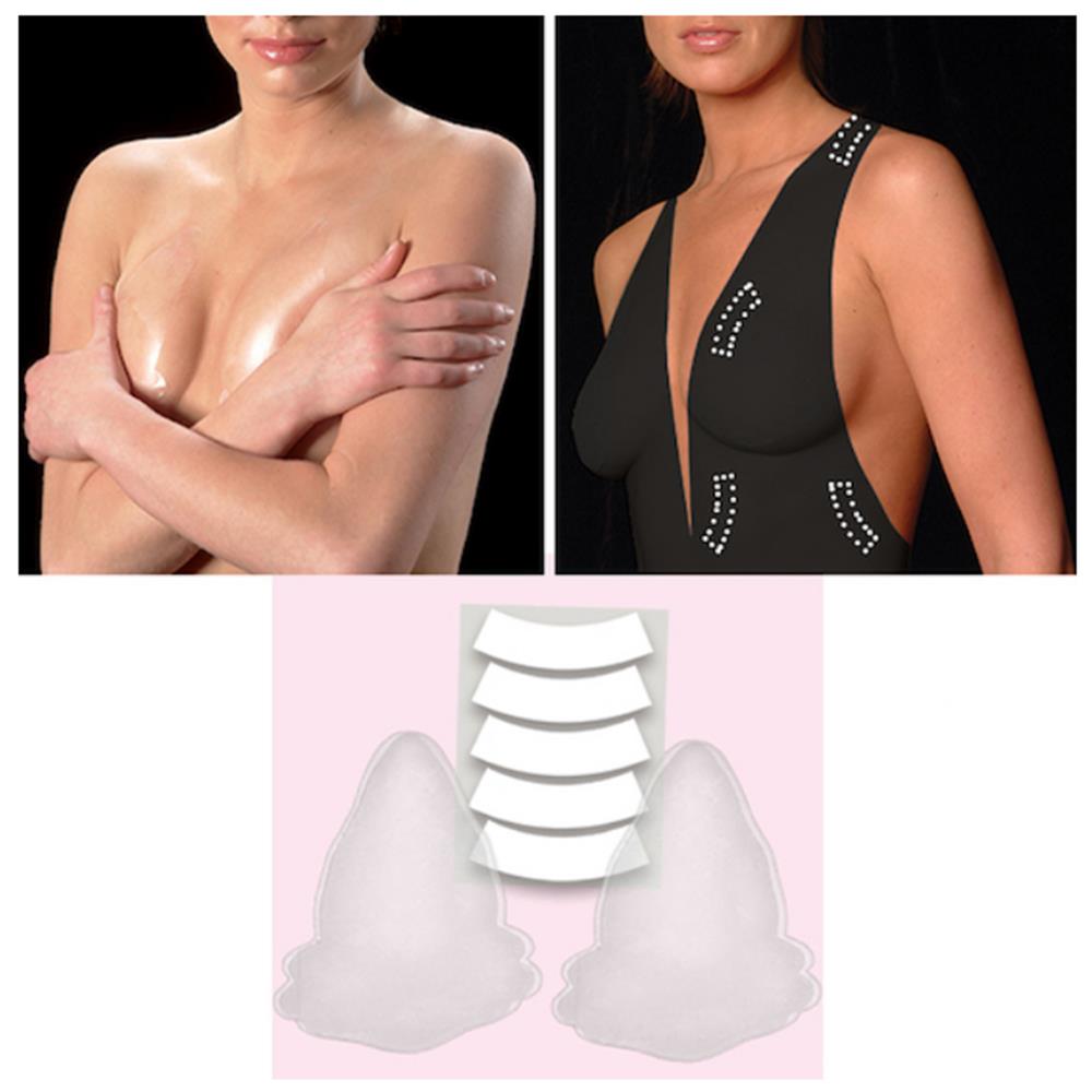 Clear Reveal Strapless Silicone Adhesive Bra Clear Adhesive Bra
