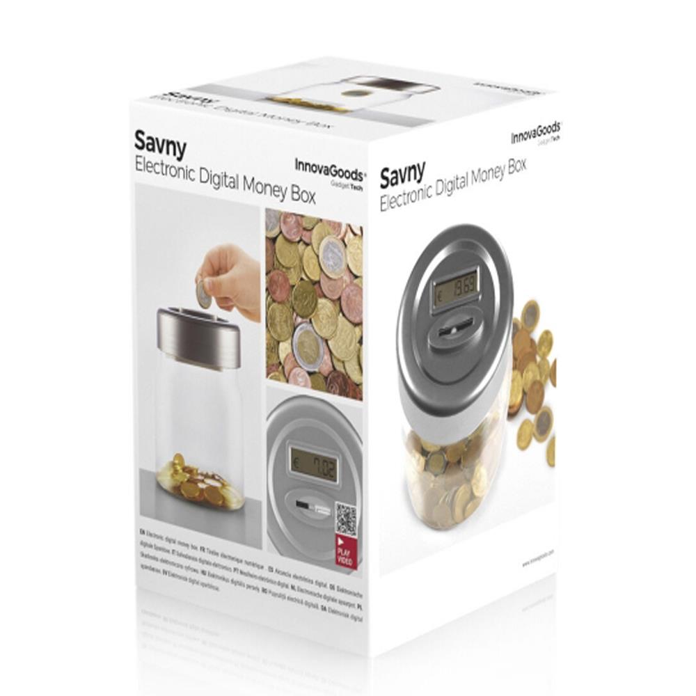 Electronic Digital Money Box - Digital Coin Counter / Money Saving Jar ...