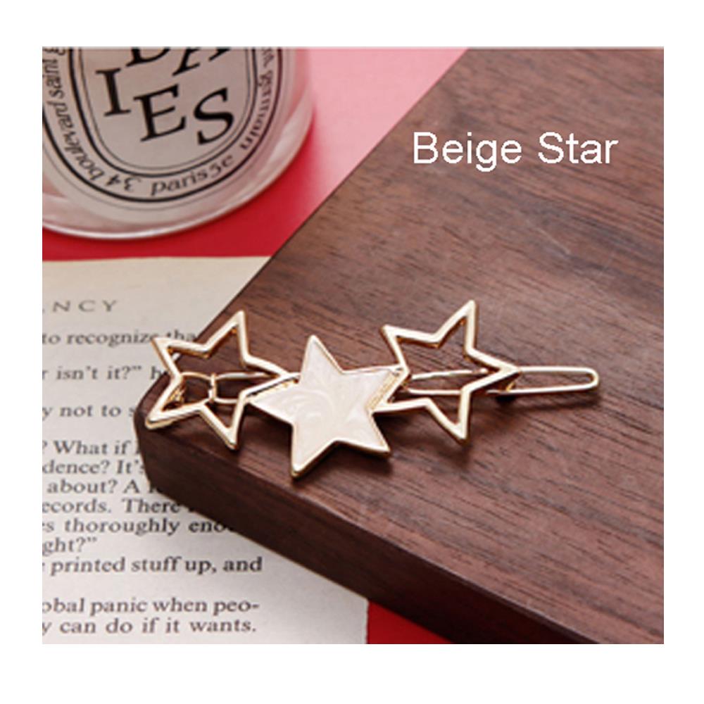 Coloured Enamel Hair Clips - Hair Clips - Fashion Haor Accessories