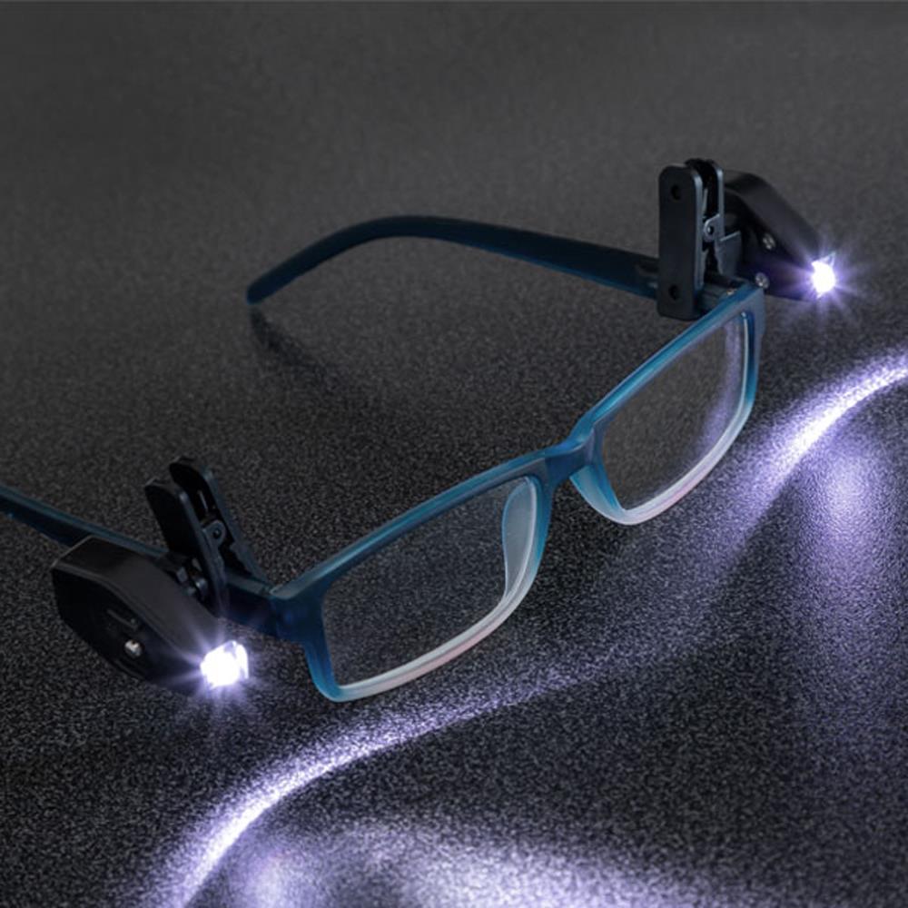 InnovaGoods 360º LED Glasses Clip (Pack of 2