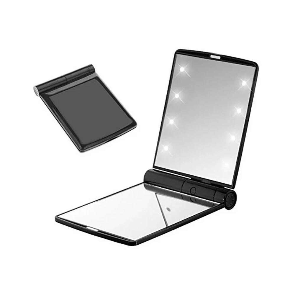 LED Foldable Compact Mirror - Light up Mirror - Compact Makeup Mirror