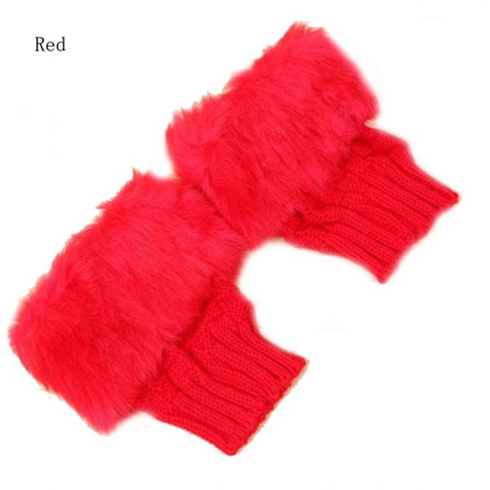 Faux Rabbit Fur Laides Mittens - Winter Gloves - Winter Mittens - Fur ...