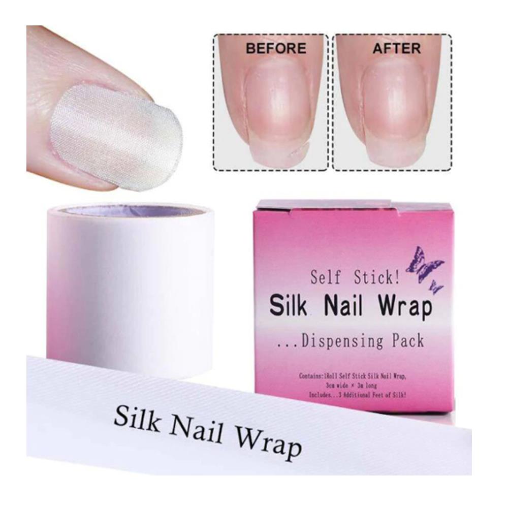 Nail Repair Fibreglass Silk Wrap - How to repair a broken nail