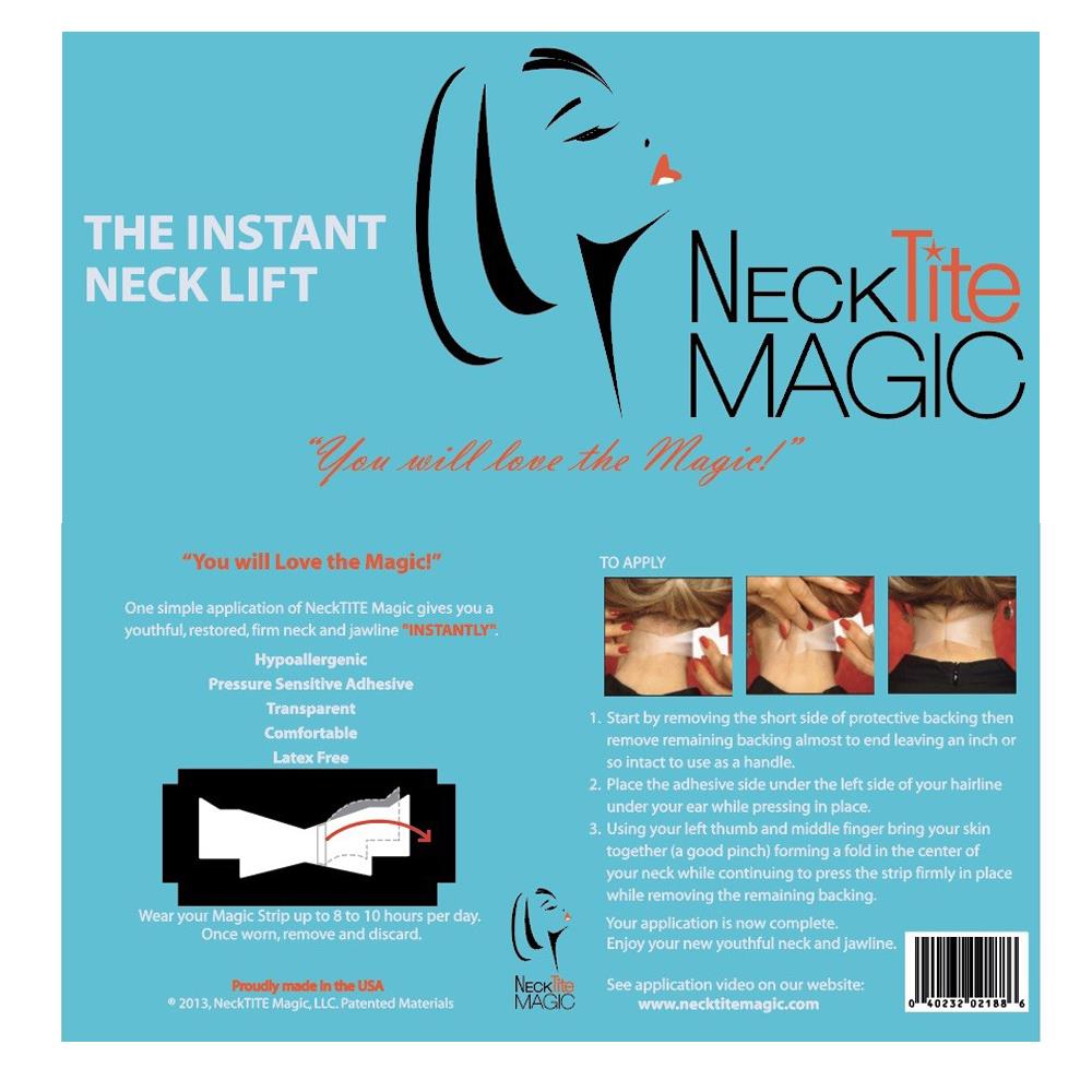 Necktite Magic Tape - Instant Neck Lift - Neck Lift Tape - Smooths ...