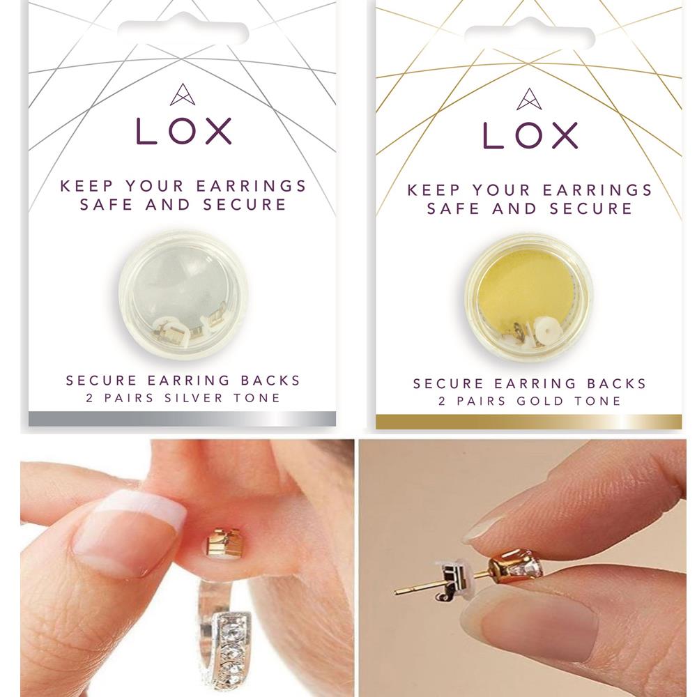 LOX Mega Grip Earring Backs - Back of an Earrings - Earrings Backs ...