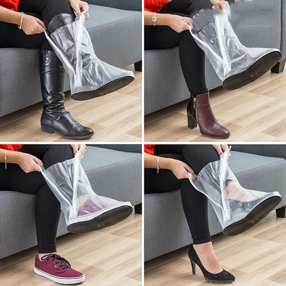 InnovaGoods Pocket Rain Cover for Feet (Pack of 2) - Rain Cover for Shoes