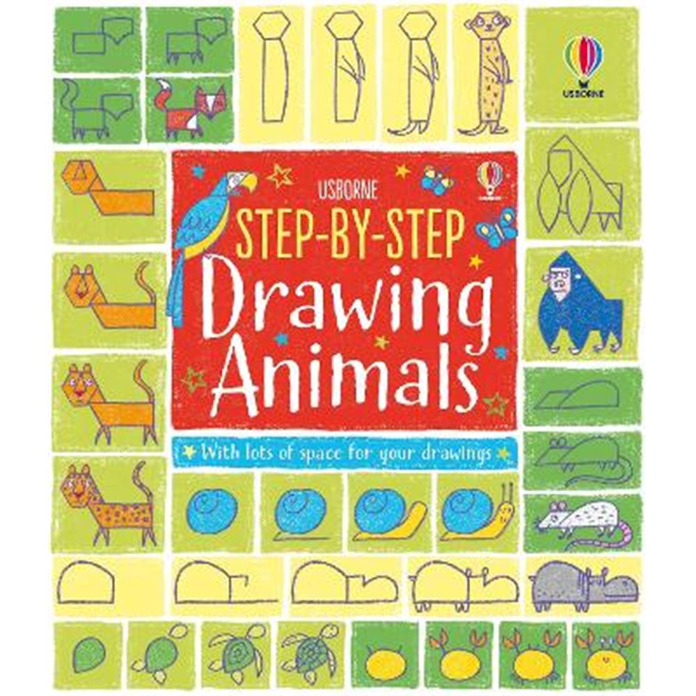Usborne Step-by-Step Drawing Animals | Ennis Bookshop | Clare | Ireland
