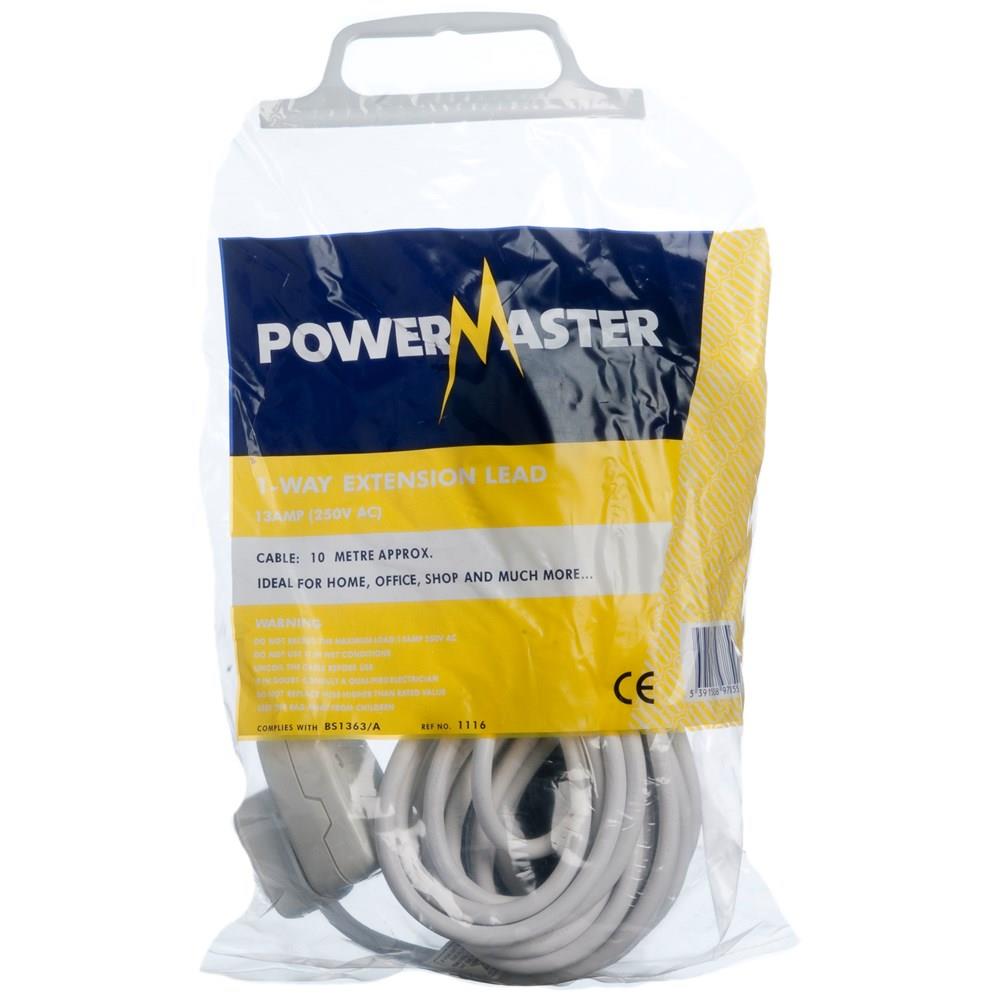 PowerMaster 1 Gang 10M Extension Lead |EEC Homevalue | Balbrigggan | Co ...