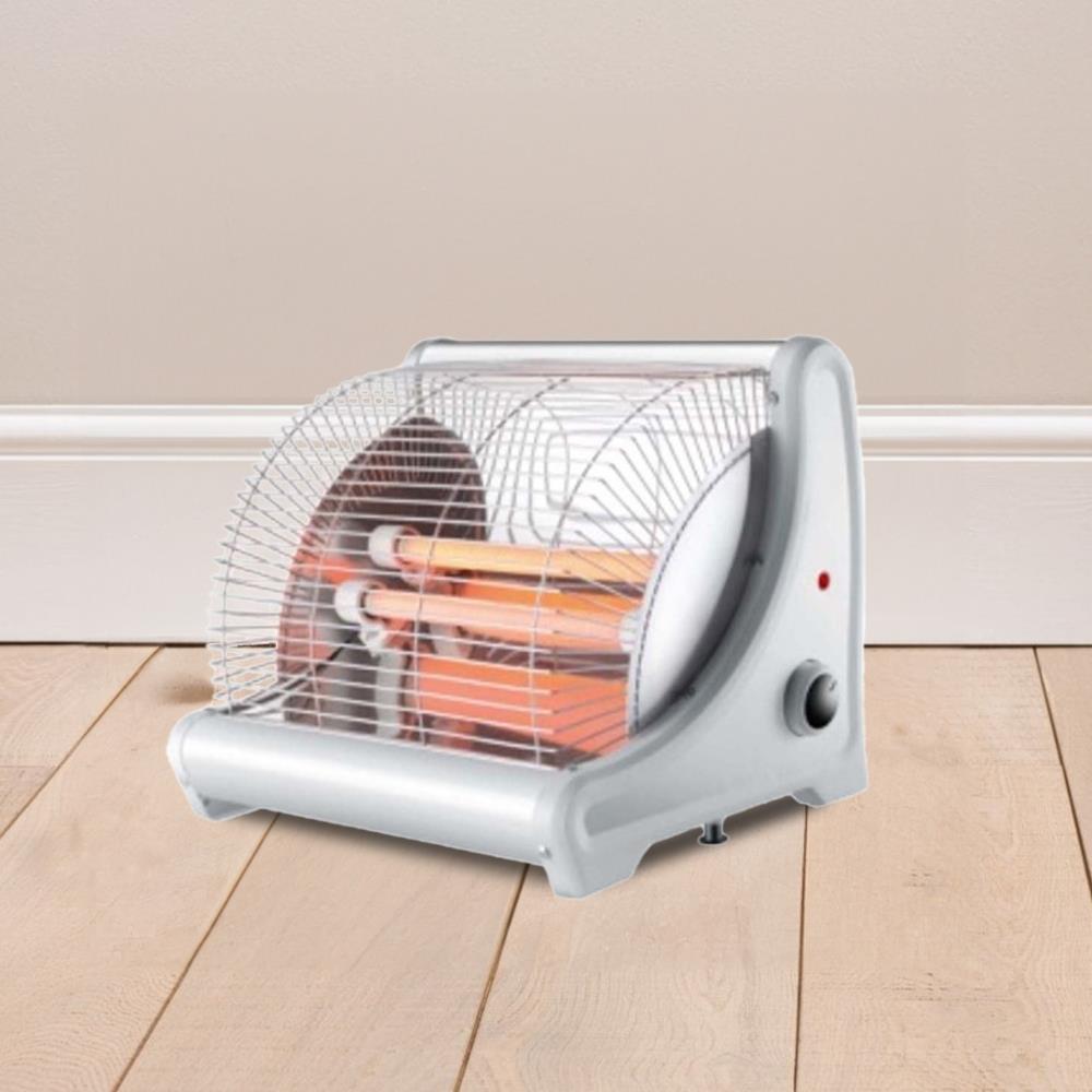 Home Collections Two Bar Caged Ceramic Heater Silver 1200W |EEC ...