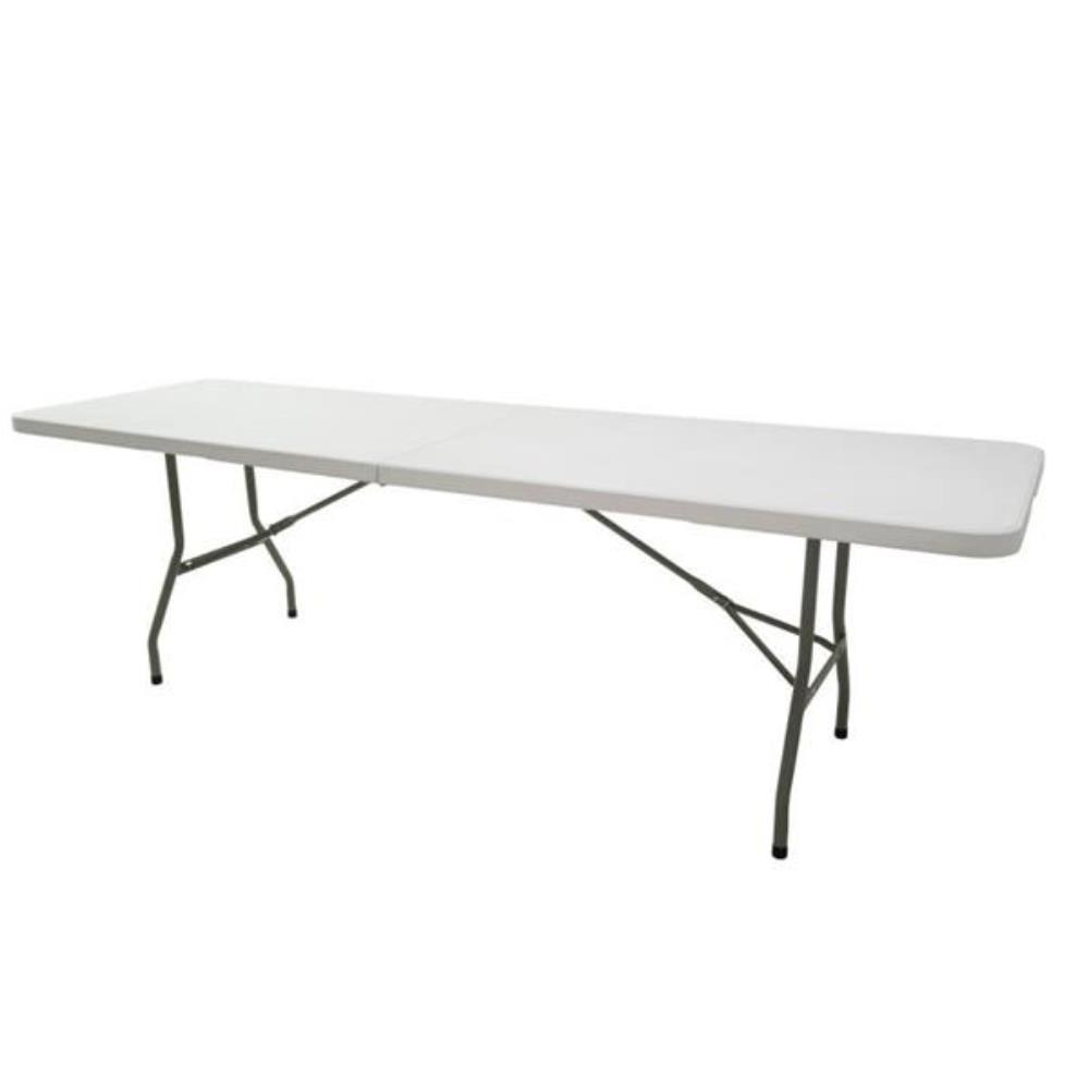 Garden Collection Folding White Table 8 Foot |EEC Homevalue ...