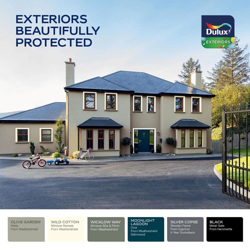 Dulux Weathershield Smooth Masonry Paint 10L Olive Garden |EEC ...