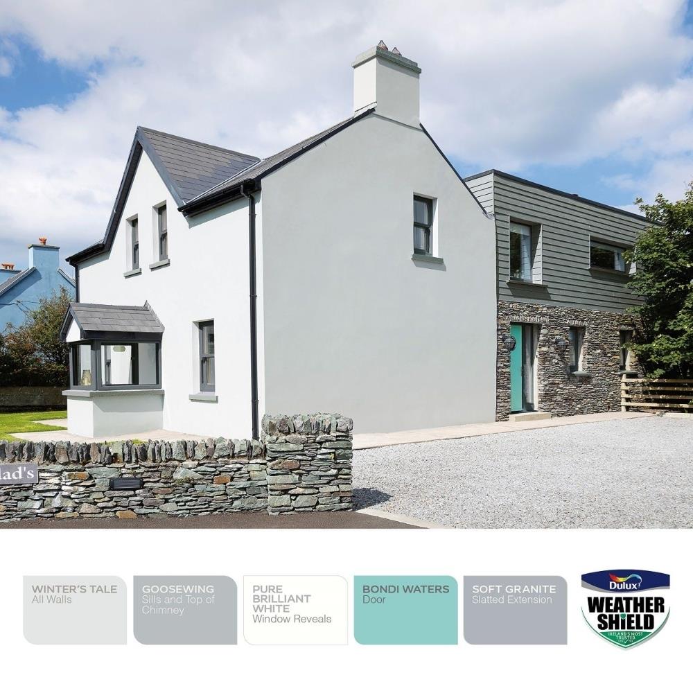 Dulux Weathershield Smooth Masonry Paint 5L - Goosewing |EEC Homevalue ...