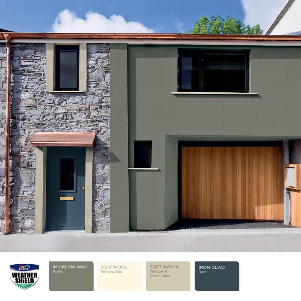 Dulux Weathershield Smooth Masonry Paint 5L - Soft Avoca |EEC Homevalue ...