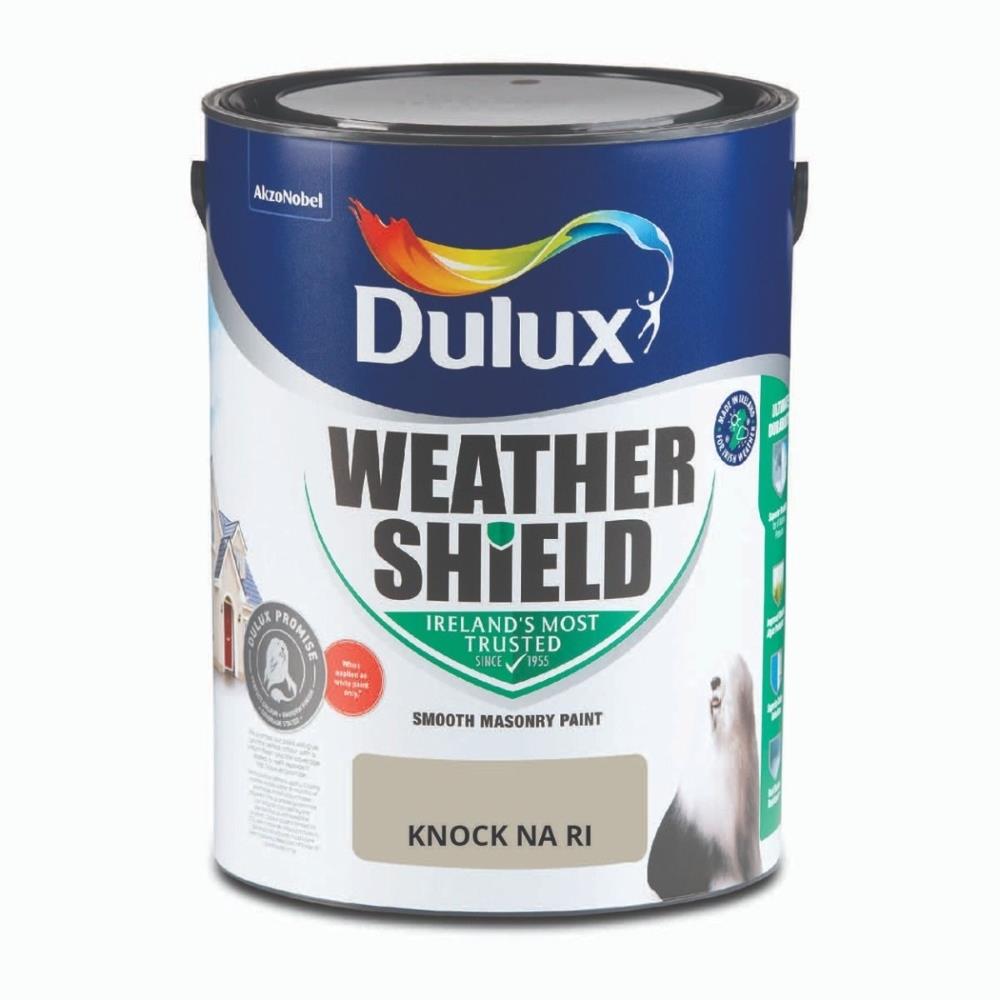 Dulux Weathershield Smooth Masonry Paint 5L - Knock na Ri |EEC ...