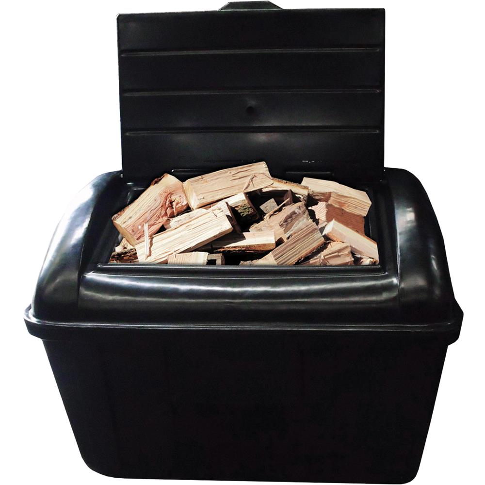Black Large Plastic Log Store |EEC Homevalue | Balbrigggan | Co. Dublin