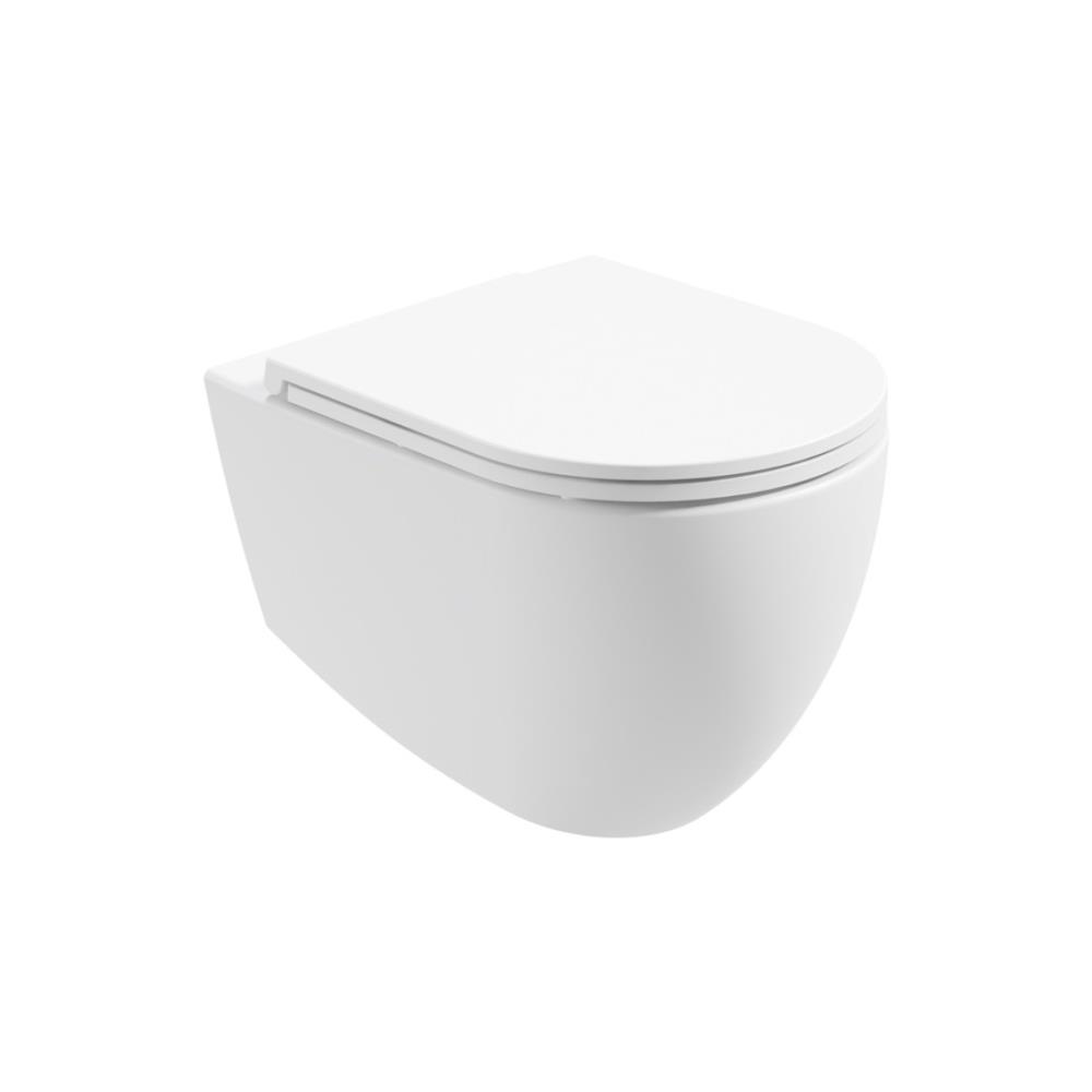 Sonas Avanti Wall Hung Rimless Wc With Slim Soft Close Quick Release ...