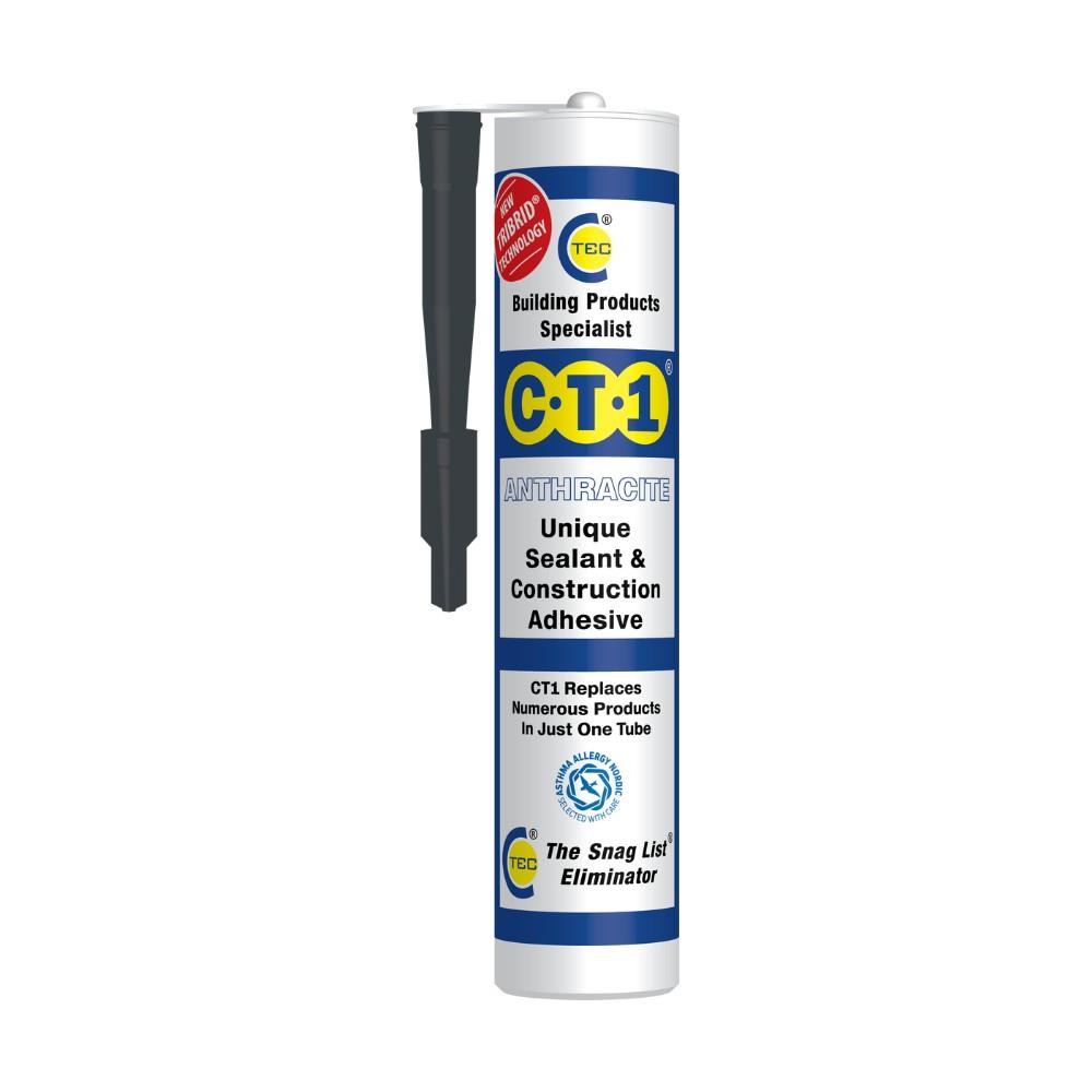 C-Tec CT1 Unique Sealant and Constructive Adhesive 290ml Anthracite ...