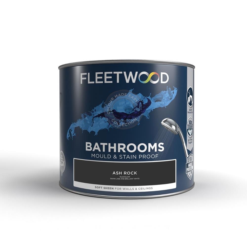 Fleetwood Mould & Stain Proof Bathroom Paint 2.5L- Ash Rock |EEC ...