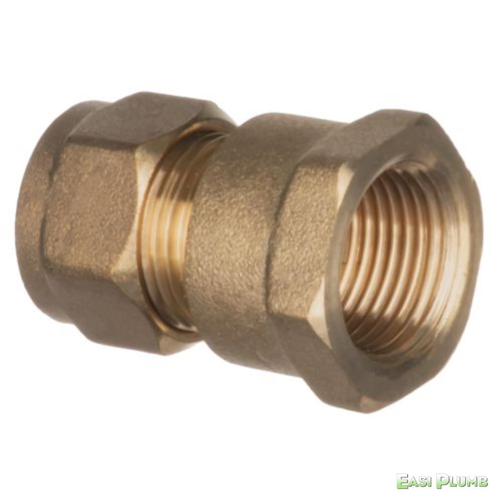 Easi Plumb 3/4" F.I. Straight Brass Compression Fitting |EEC Homevalue ...