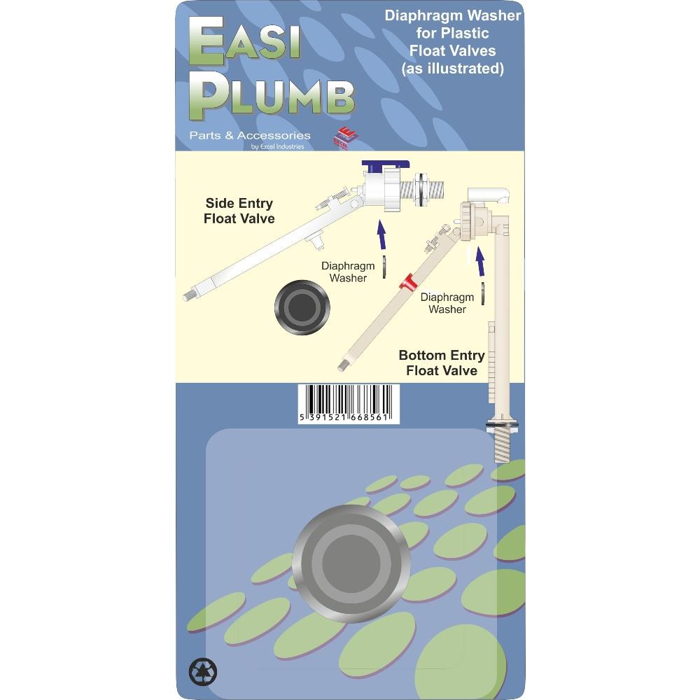 Easi Plumb Diaphragm Washer for Plastic Floatvalve |EEC Homevalue ...