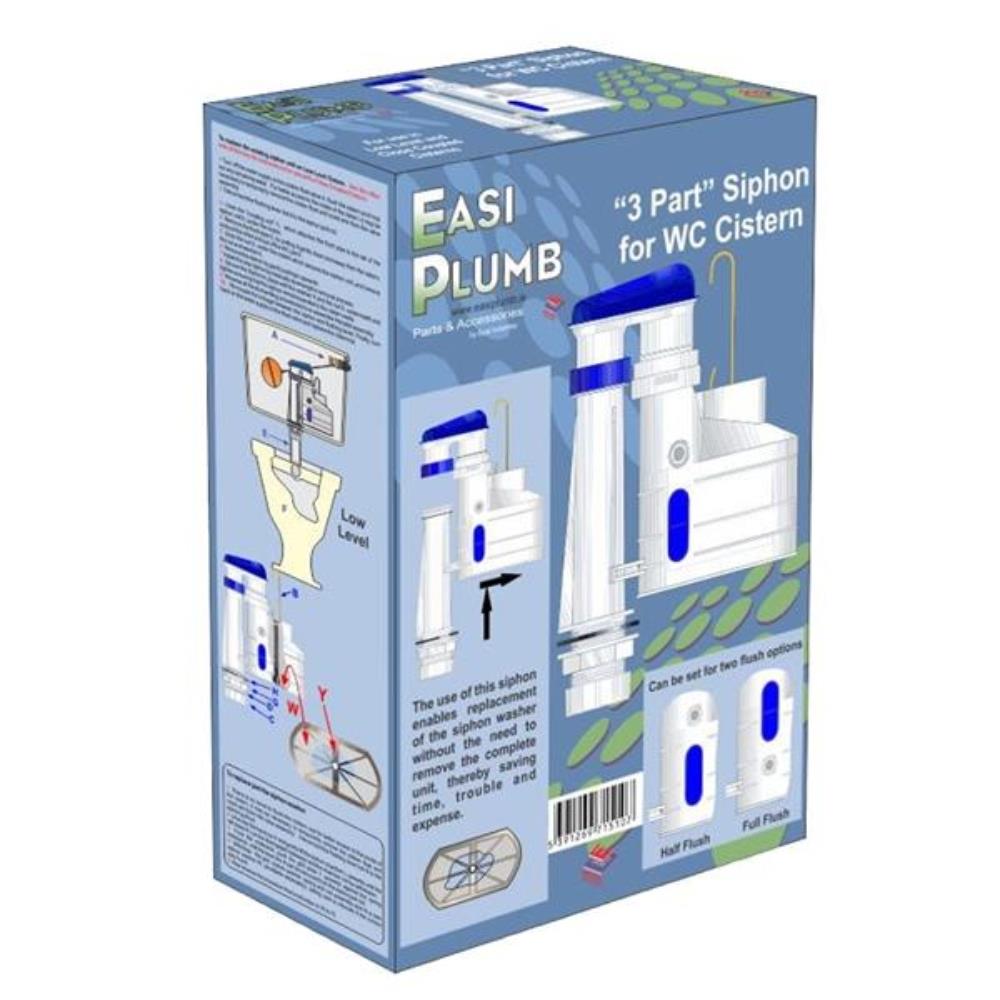 Easi Plumb 3 Part Internal Overflow Siphon For Wc Toilet Cistern |EEC ...