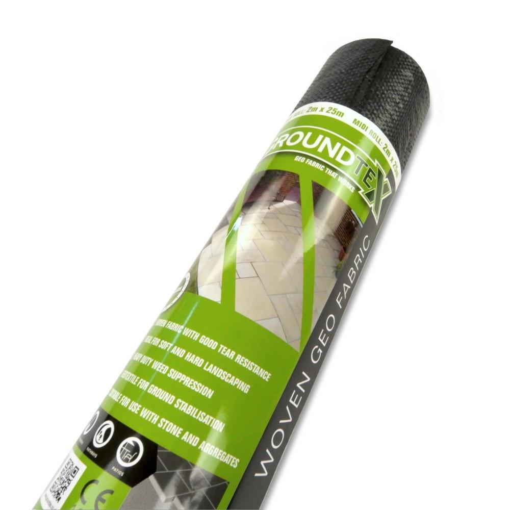 Groundtex Woven Geo Fabric Maxi Roll 2M X 25M |EEC Homevalue ...