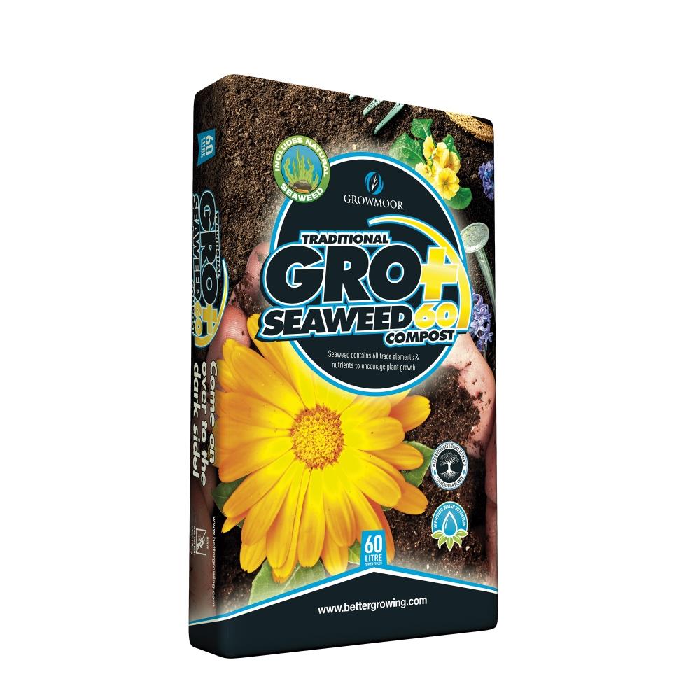 Growmoor Growplus Seaweed Compost - 60L |EEC Homevalue | Balbrigggan ...