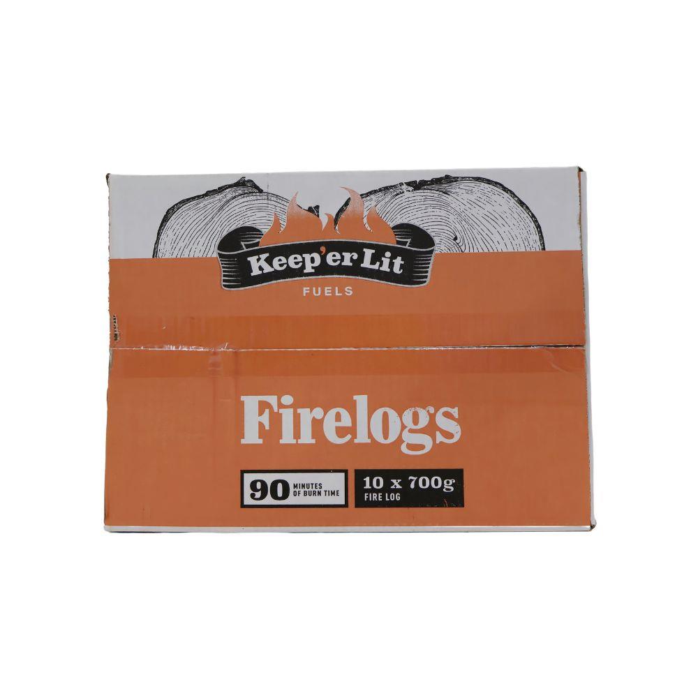 Keep Er Lit Firelogs 10 Pack 700gm |EEC Homevalue | Balbrigggan | Co ...