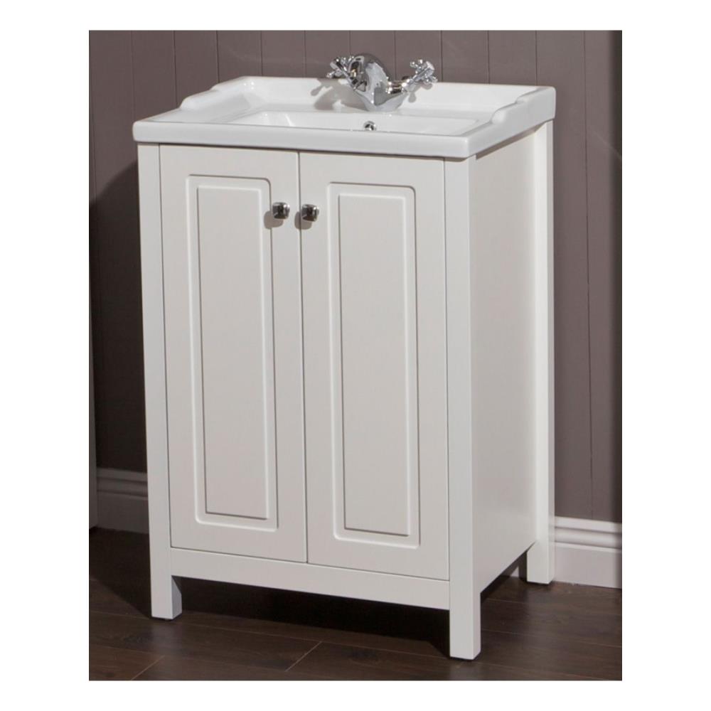 Sonas Kingston 60Cm Chalk White Vanity Unit & Victoria Basin |EEC ...