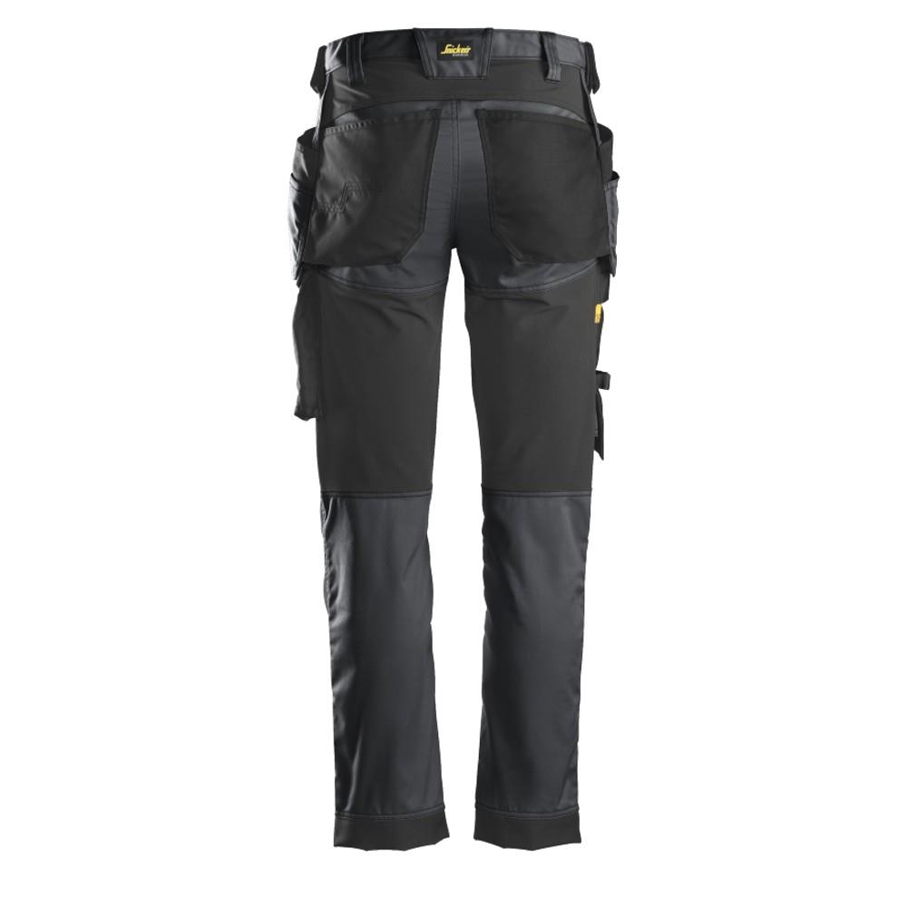 Snickers 6241 Slim-Fit Stretch Trousers with Holster Pockets Grey ...