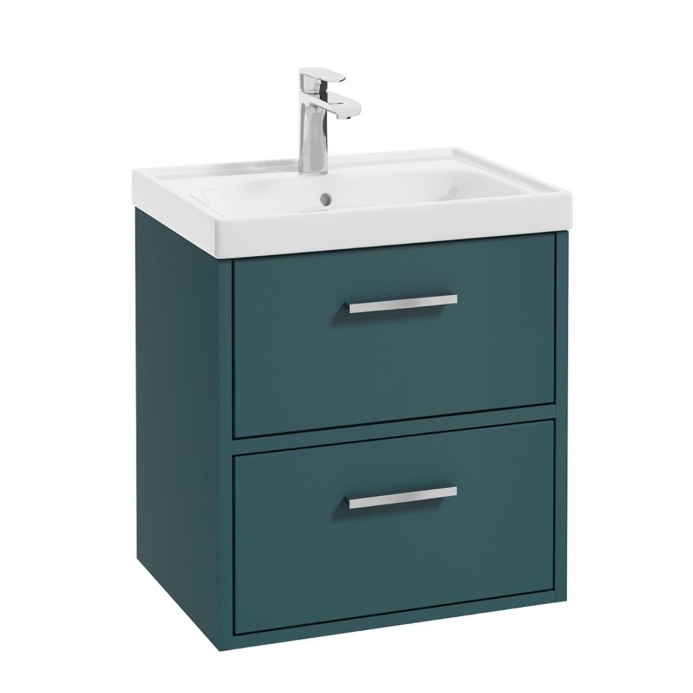 Sonas Finland Ocean Blue Matt 50Cm Wall Hung Vanity Unit |EEC Homevalue ...
