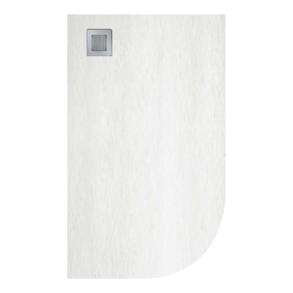 Sonas Slate Offset Quadrant Shower Tray Anti Slip LH White |EEC ...