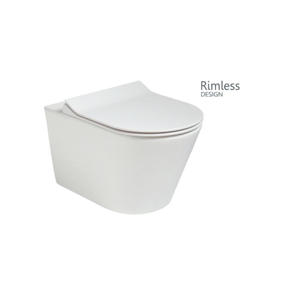 Sonas Reflections Back To Wall Rimless Wc - Slim Soft Close Seat |EEC ...