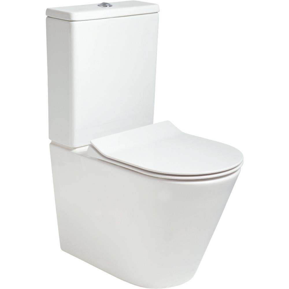 Sonas Reflections Fully Shrouded Rimless Wc - Slim Soft Close Seat |EEC ...