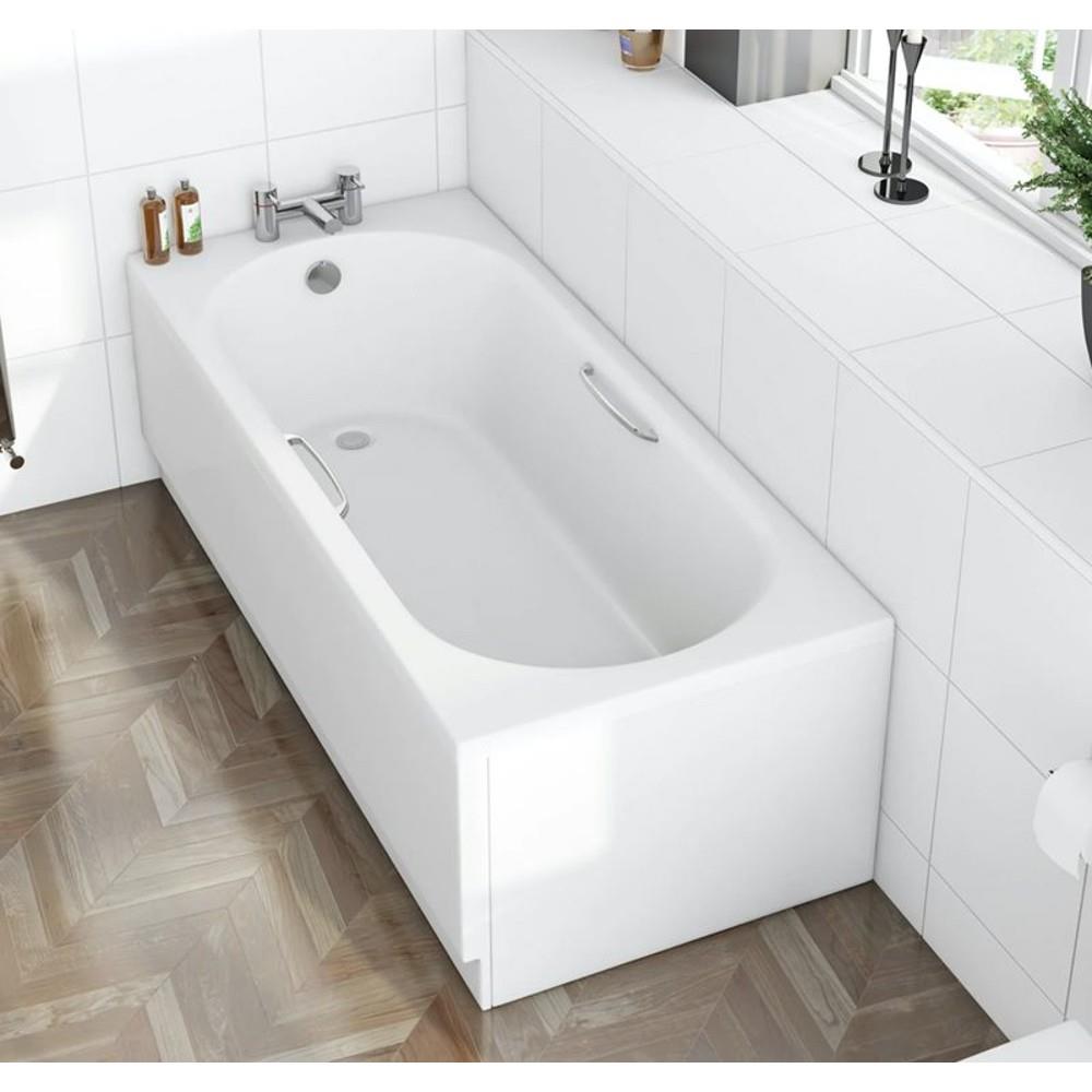 Sonas Lotus Single Ended Acrylic Bath Tub With Twin Grips |EEC ...