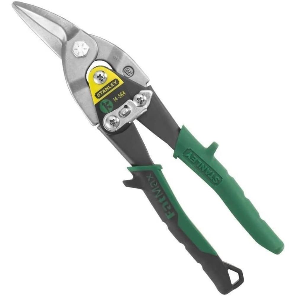 Stanley Fatmax MaxSteel Aviation Snips Straight and Long Right Cut |EEC ...