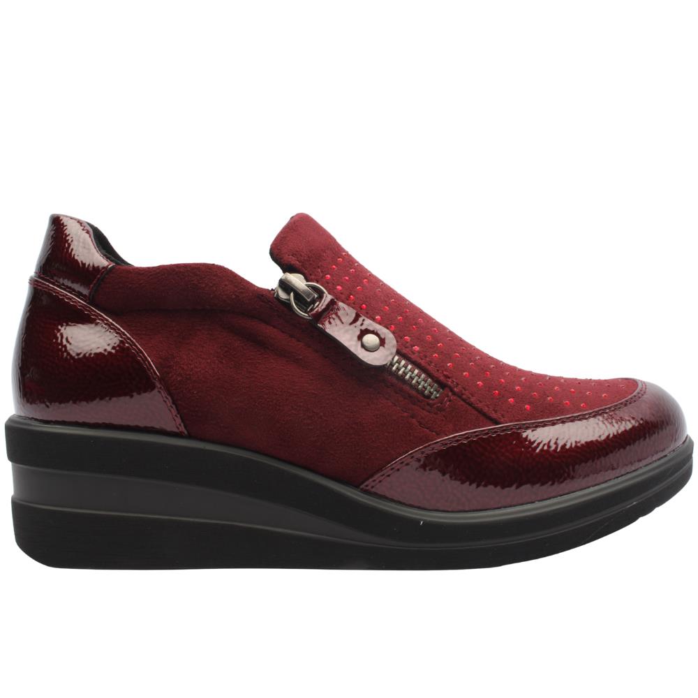 REDZ 6G242 U387 SHOE - BURGUNDY | ShoeShop.ie | Cordners Shoes | Irish ...