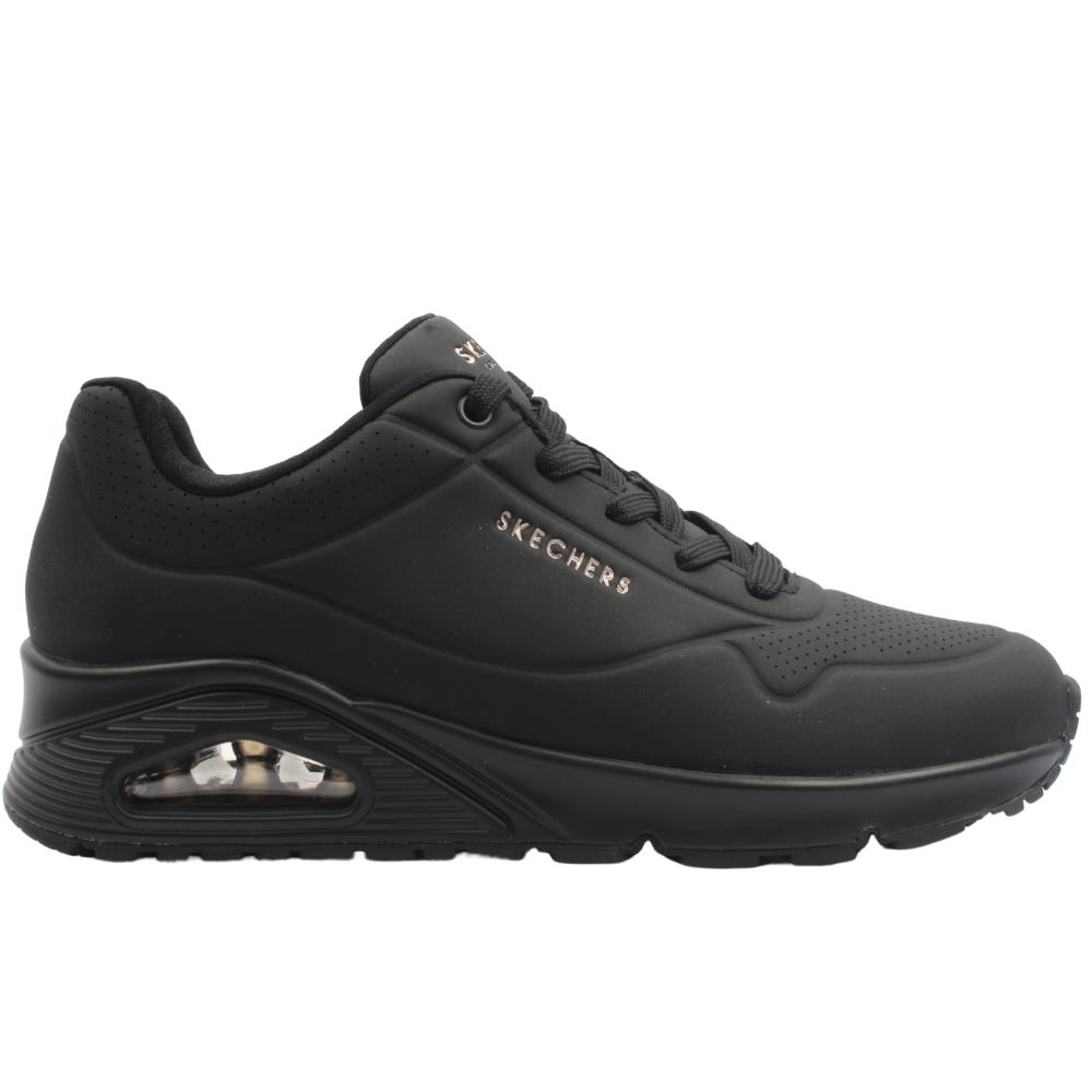 SKECHERS 73690 LACED SHOE - BLACK BLACK | ShoeShop.ie | Cordners Shoes ...