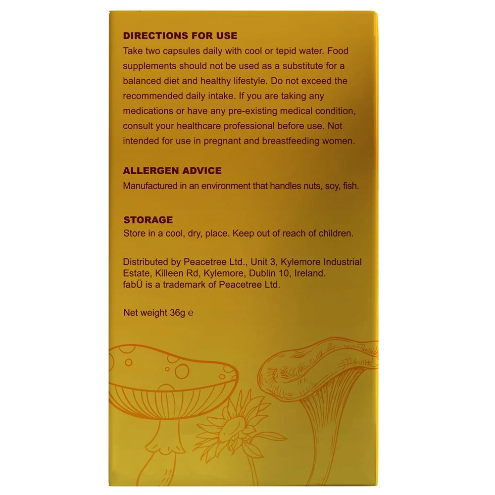 fabÜ SHROOMS MENO & PERI: Menopause Support Supplement